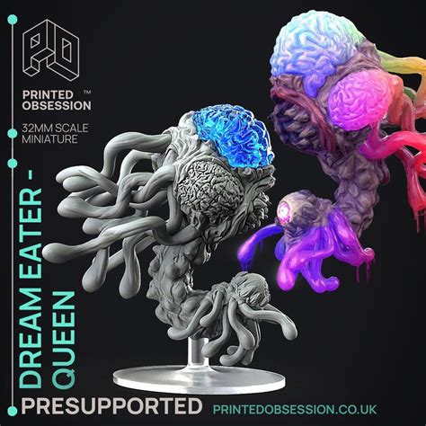 Dandd Elder Brain Rpg Model Dream Eater Queen By Printed Obsession