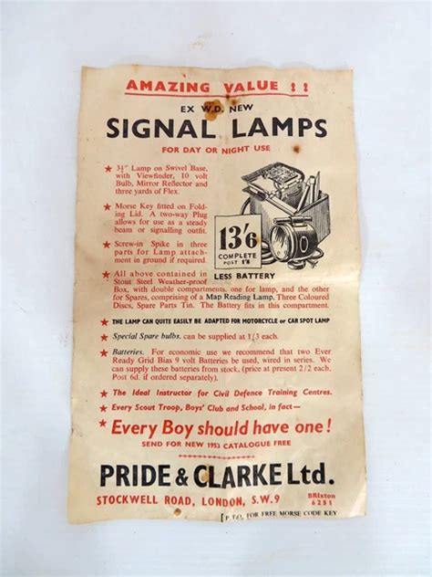Original British Ww2 Daylight Short Range Signalling Lamp £10000
