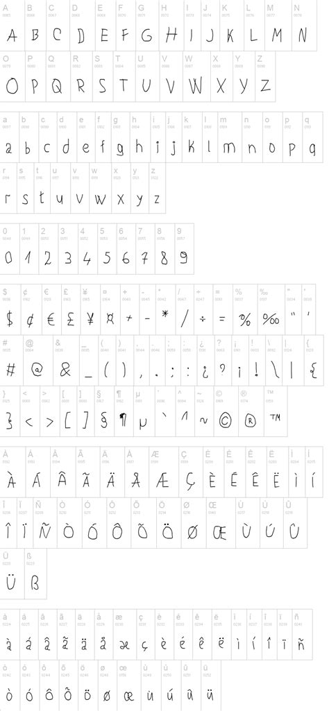 First Time Writing Font