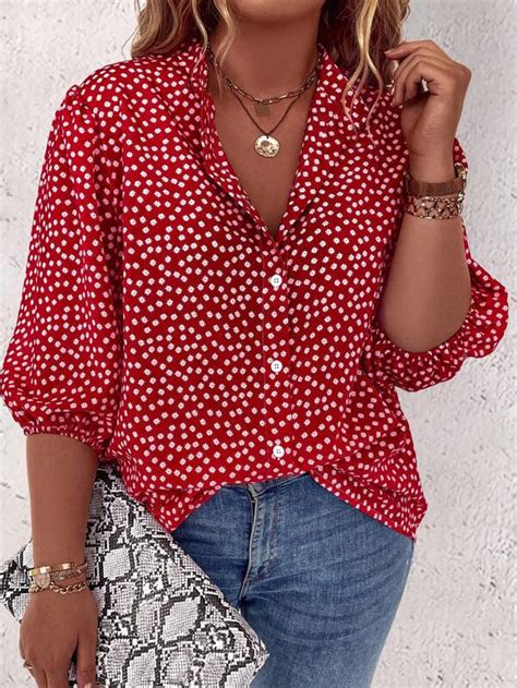 Plus Size Tops Shop Curve Tops Shein Uk