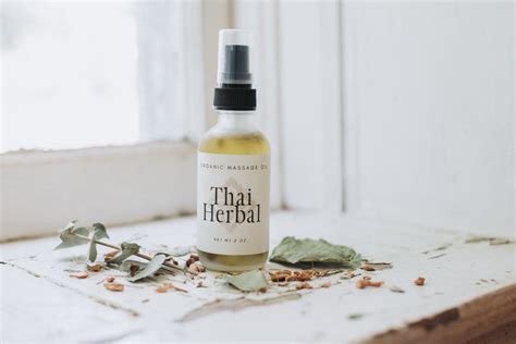 Thai Herbal Organic Massage Oil Unearth Malee