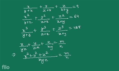 Let X Y Z Be Complex Numbers Such That Begin Array L Frac X Y Z F