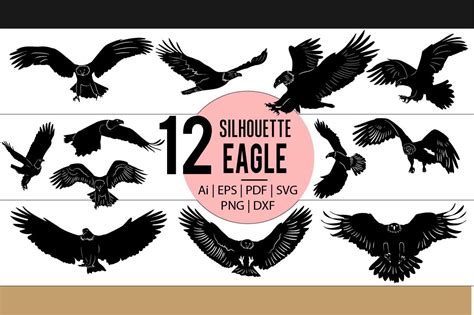 Eagle Silhouette Svg Ai Eps Png Graphic By Masudur Rahman Rana
