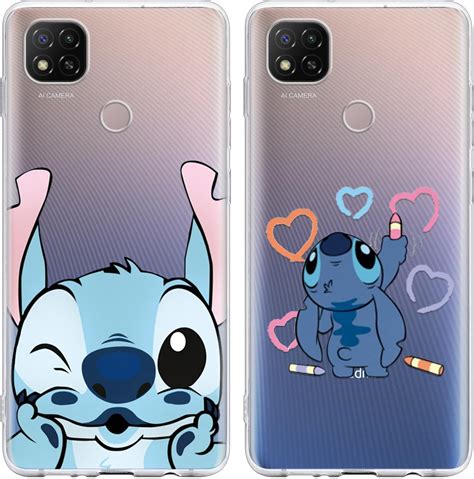 Omyzo 2 Pack Coque Pour Xiaomi Redmi 9C Redmi 9C NFC 6 53 Stitch