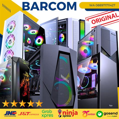 Jual CASING KOMPUTER GAMING CASE PC RAKITAN RGB Shopee Indonesia