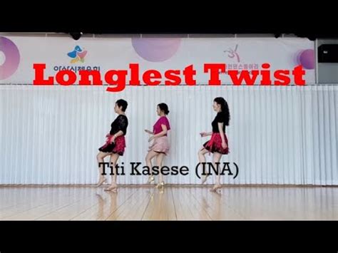 Longlest Twist Linedance Demo Beginner Aradong Linedance Youtube