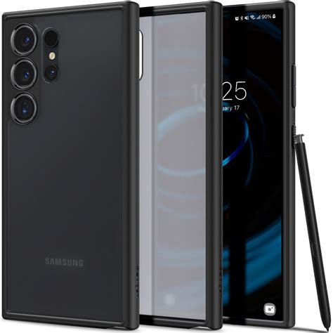 Etui Spigen Ultra Hybrid Do Galaxy S24 Ultra Półprzezroczysto Czarne