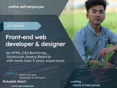 Frontend Web Developer Javascript Developer React Developer Upwork