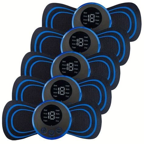 Rechargeable Ems Foot Massager With Digital Display Remote Control 8