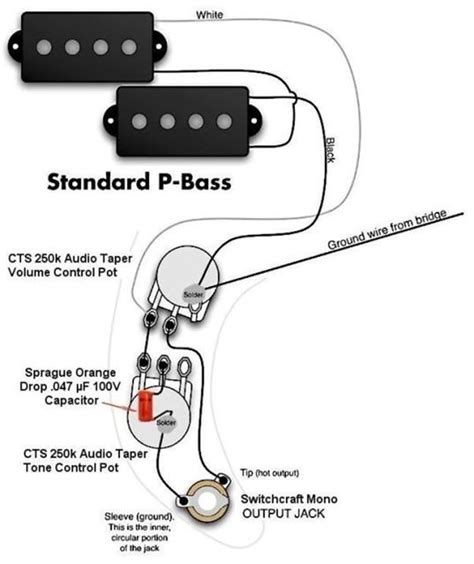 Fender Squier Jazz Bass Wiring Diagram