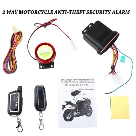 Universal Motor Alarm System Two Way Remote Vibration And Alarm Way Motorcycle Alarm Shopee
