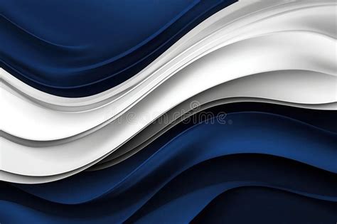 Dynamic Wave Like Structures In Deep Navy And Silver Tones Reflecting Political Discourse And