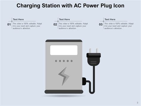 Power Plug Icon Charging Station Power Socket Ppt PowerPoint