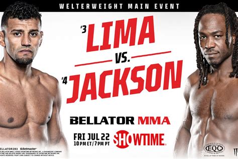 Latest Bellator 283 Fight Card Rumors For ‘lima Vs Jackson On July