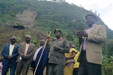 Museveni Visits Sironko Landslide Victims Promises To Resettle