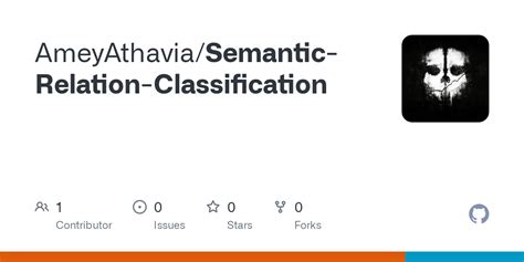 Github Ameyathaviasemantic Relation Classification