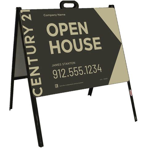 Century 21® Steel Open House A Frame Unit 18x24 Century 21 Lowen