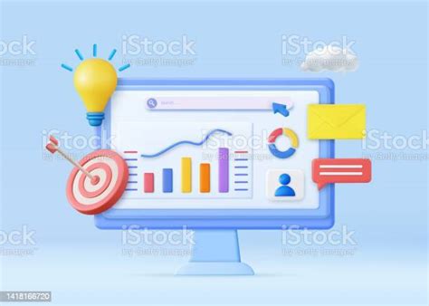 3d 재무 보고서 차트 기업가에 대한 스톡 벡터 아트 및 기타 이미지 기업가 3차원 형태 아이콘 Istock