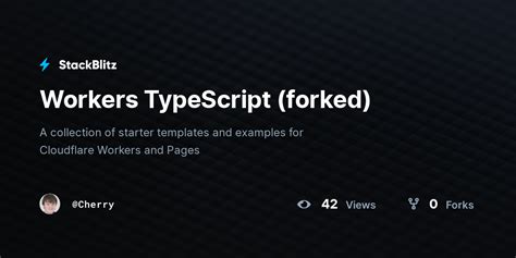 Workers Typescript Forked Stackblitz