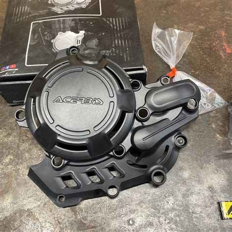 Acerbis X Power Engine Clutch Ignition Covers Black For KTM Husqvarna