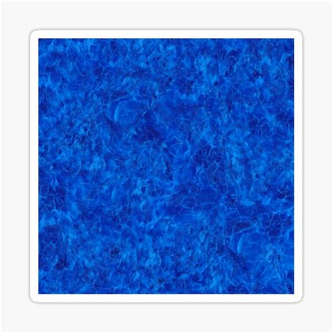 Blue Marble Texture Sticker For Sale By Bonzashop Redbubble