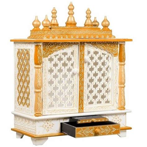 Sagwan Natural Polish Designer Wooden Temple For Home At ₹ 3800piece