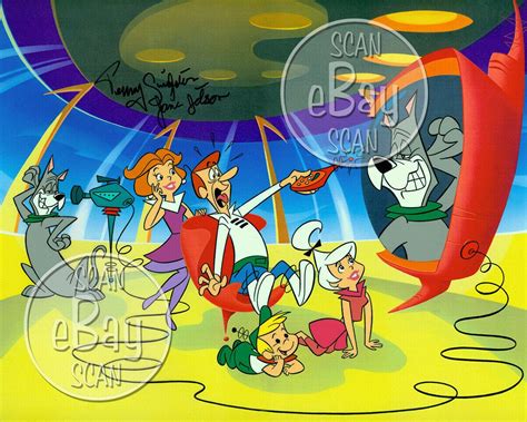 Rare Jetsons Cartoon Color Tv Photo Hanna Barbera Studios Astro Elroy