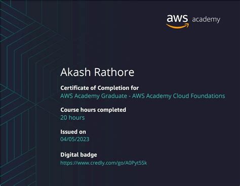 Akash Rathore On Linkedin Aws Cloud Cloudcomputing Awscertified