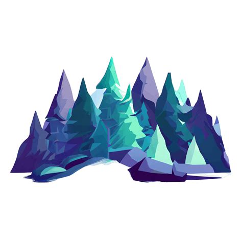 Pine Trees Digital Graphic · Creative Fabrica
