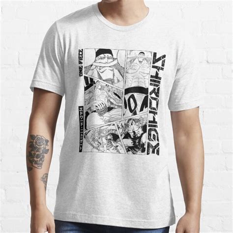Shirohige Manga Panel Black And White Version T Shirt For Sale By