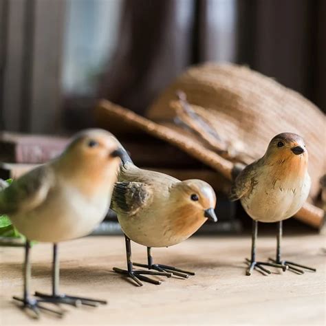 Creative Resin Bird Statue Ornaments Pikstok