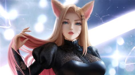 League Of Legends Lol Video Game Kda Ahri The Baddest 4k Hd