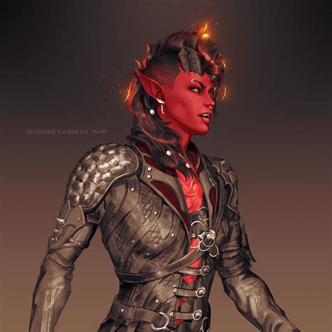 Karlach Dungeons Dragons And More Drawn By Sunsetagain Danbooru