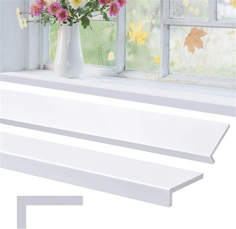 White Window Sill Protector 36 X 4 Inch Cuttable Window Sills Cover