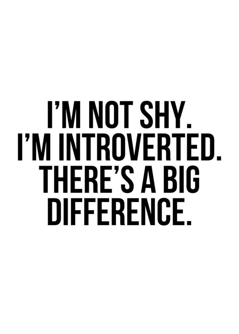 Introvert Funny Quote Poster Picture Metal Print Paint By Teehowa