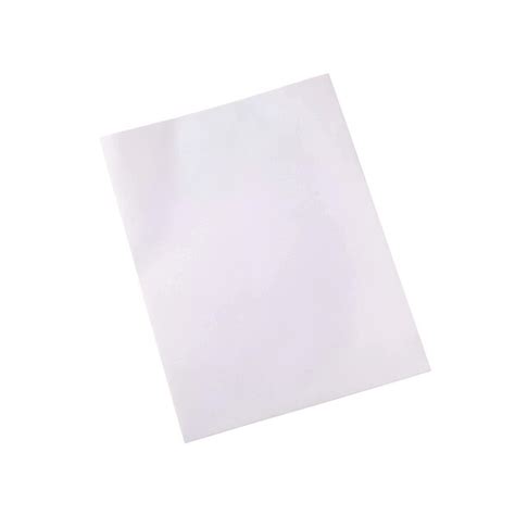Blank White Paper Sheet Isolated On White Background Premium AI