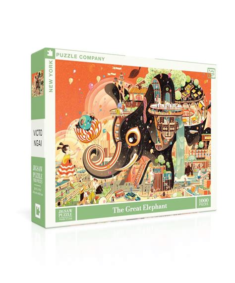 The Great Elephant By New York Puzzle Company 1000 Piece Jigsaw