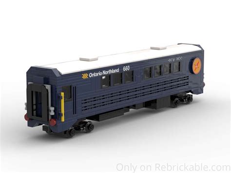 Lego Moc Ontario Northland Passenger Coach By Tocreations