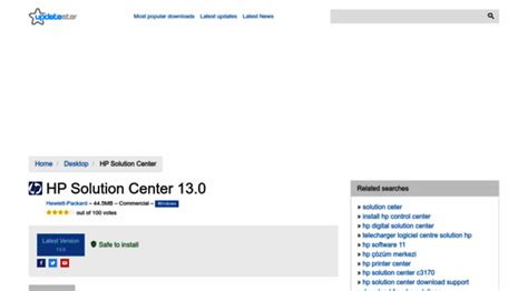 Hp Solution Hp Solution Center 13 0 Down Hp Solution Center