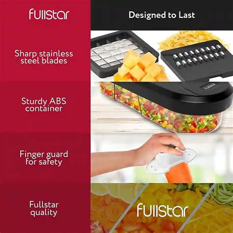Compact Vegetable Chopper And Slicer Fullstar Kitchenware