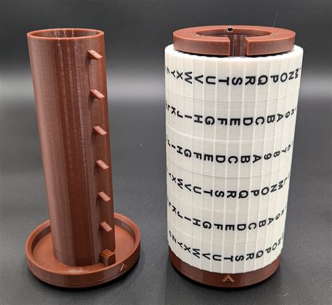 3d Printed Customizable Cryptex Puzzle Box Multiple Sizes