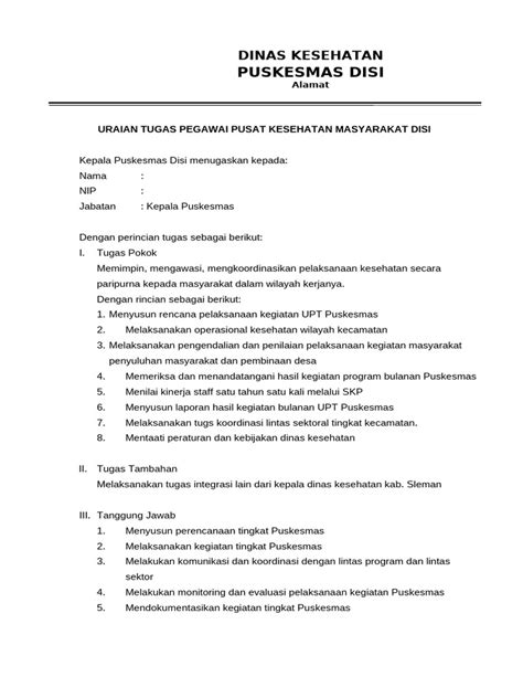 Uraian Tugas Sdmk Pdf