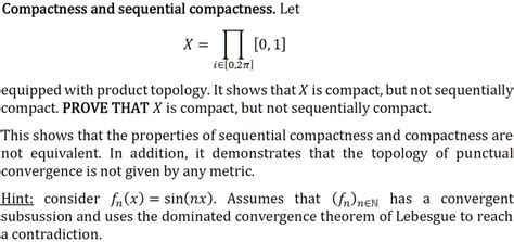 solved compactness and sequential compactness let x [0 1] in [0 2π