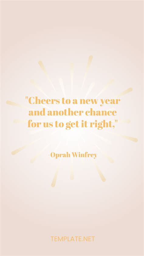 Aesthetic New Year Quotes Template