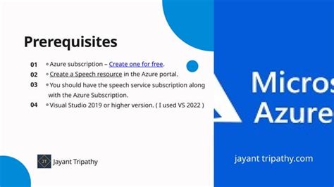 Convert Text To Speech With Azure Cognitive Servicespptx