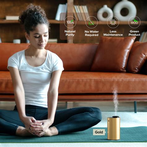 Symple Stuff Waterless Essential Oil Diffuser 3 Timer Settings And Mist Levels Aromatherapy For