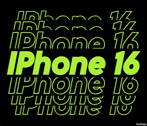 Iphone 16 Text Effect And Logo Design Trend
