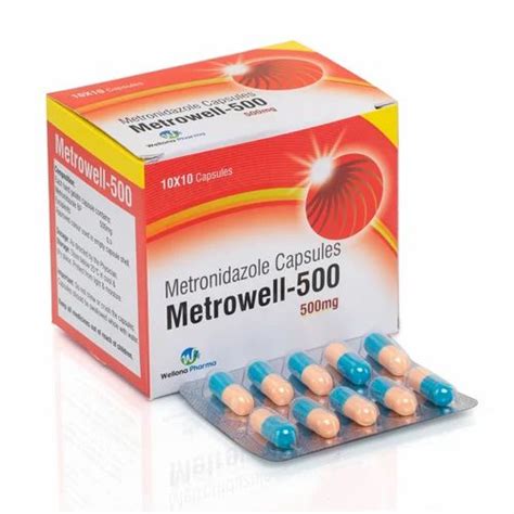 Metronidazole Capsule 500mg At ₹ 25 Stripe Metron In Surat Id