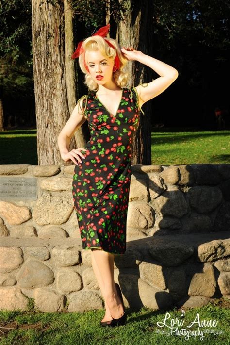Anna Black Cherry Dress