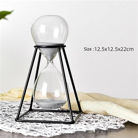 Metal Frame High Borosilicate Glass Hourglass Time Grandado
